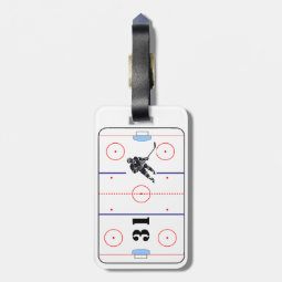 Personalized Hockey Bag Tag | Zazzle