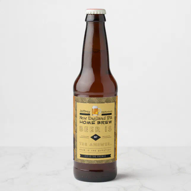 Personalized Home Brew Beer Labels | Zazzle