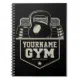 Personalized Home GYM Kettlebell Fitness Trainer Notebook | Zazzle