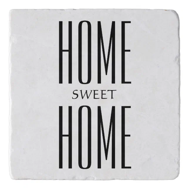 Personalized Home Sweet Home Trivet | Zazzle