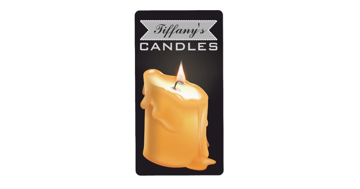 Personalized Homemade Candles | Handmade Candles Label | Zazzle