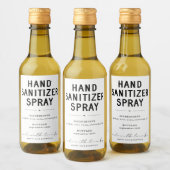 Personalized Homemade Hand Sanitizer Spray Label | Zazzle