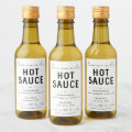 Personalized Homemade Hot Sauce Label | Zazzle