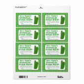Personalized Homemade Pickles Labels Template | Zazzle