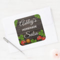 Personalized Homemade Salsa Label | Zazzle