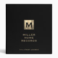 Personalized Homeowner Records Binder | Zazzle