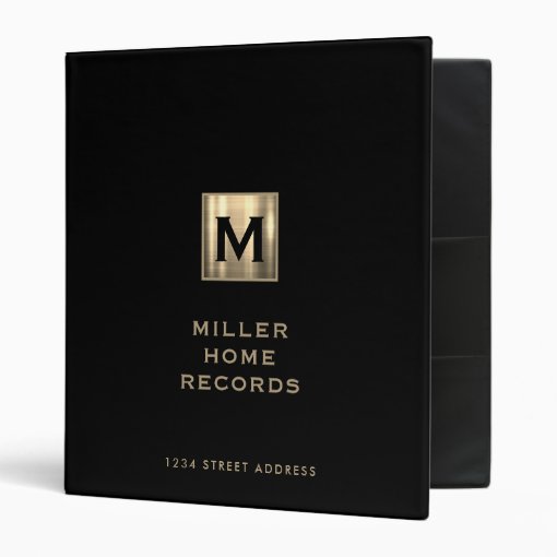 Personalized Homeowner Records Binder | Zazzle