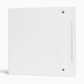 Personalized Homeowner Records Binder in White | Zazzle