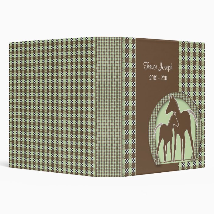 Personalized Horse Photo Album 3 Ring Binder | Zazzle.com