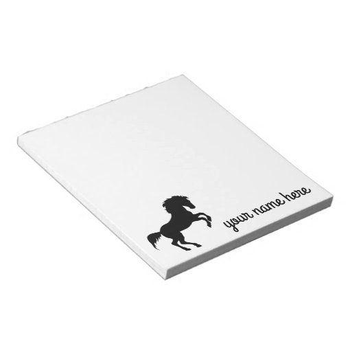 Personalized Horse Stationery Notepad | Zazzle