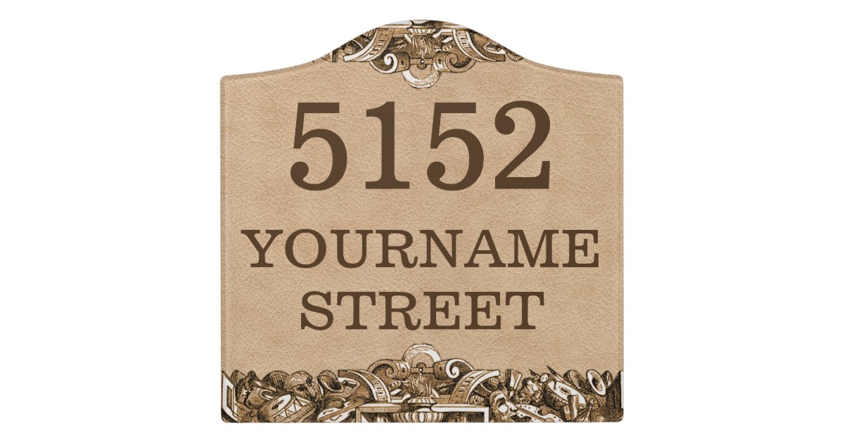 Personalized House Address Sign | Zazzle