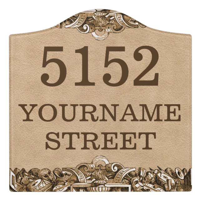 Personalized House Address Sign | Zazzle