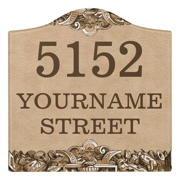 Personalized House Address Sign | Zazzle