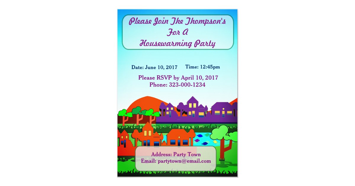 Personalized Housewarming Party Invitation | Zazzle.com