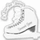 Personalized I Love Ice Skating Name Sticker | Zazzle