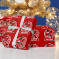 Personalized Ice Hockey player Wrapping Paper | Zazzle