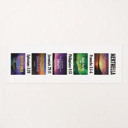 Personalized Inspirational Christian Scripture Yoga Mat | Zazzle