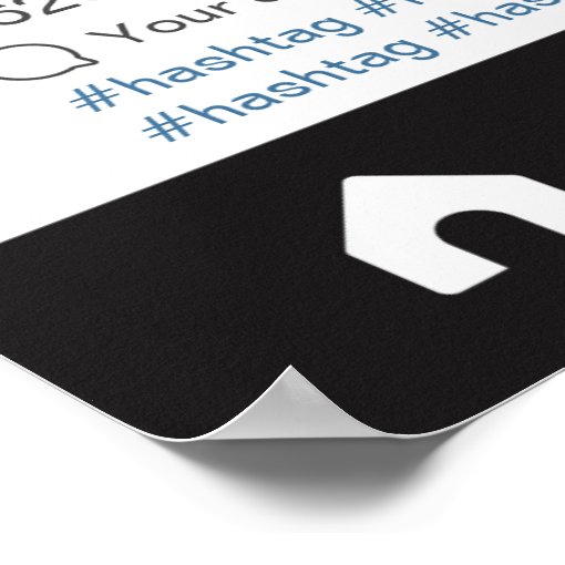 Personalized Instagram photo prop selfie frame Poster | Zazzle