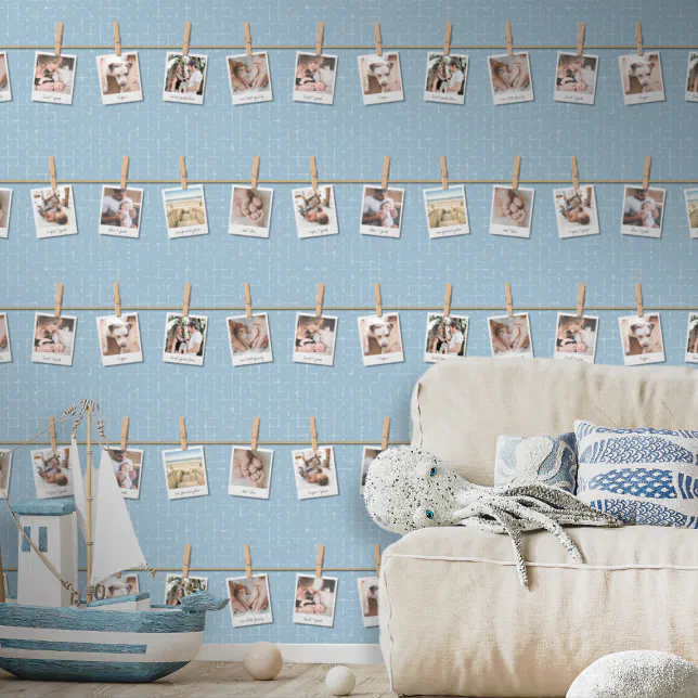 Personalized Instant Camera Photo Frames Wallpaper | Zazzle