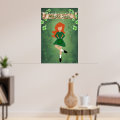 Personalized Irish Dancer with Red Hair Dance Poster | Zazzle