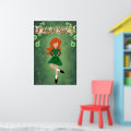 Personalized Irish Dancer with Red Hair Dance Poster | Zazzle