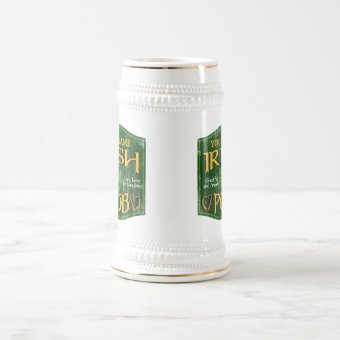 Personalized Irish Pub Sign Beer Stein | Zazzle