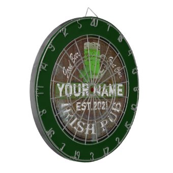 Personalized Irish pub sign Dart Board | Zazzle