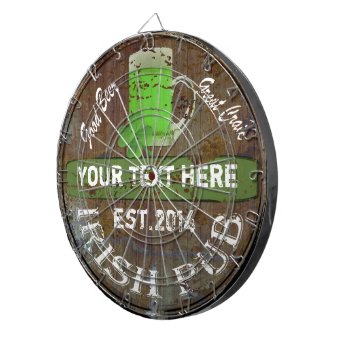 Personalized Irish pub sign Dartboard | Zazzle