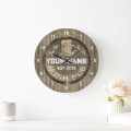 Personalized Irish pub sign Large Clock | Zazzle