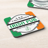 Personalized Irish Pub Tavern for Couples Coaster | Zazzle