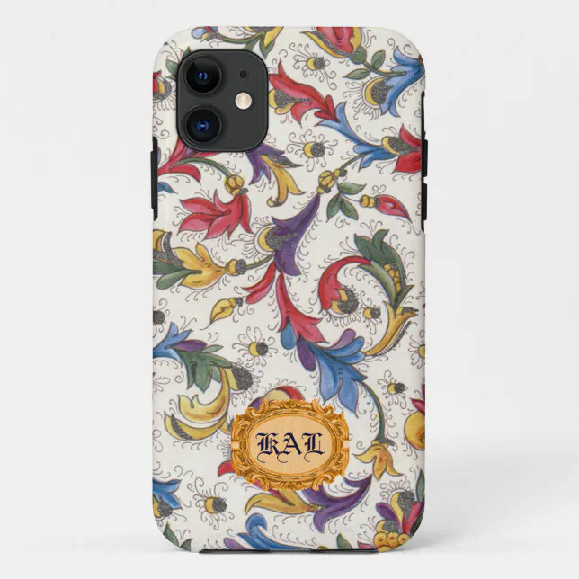 Personalized Italian Florentine Phone Case | Zazzle