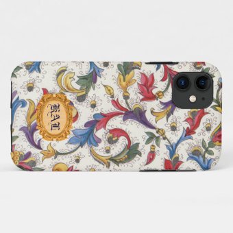 Personalized Italian Florentine Phone Case | Zazzle