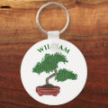 Personalized Japanese Bonsai Tree Keychain | Zazzle