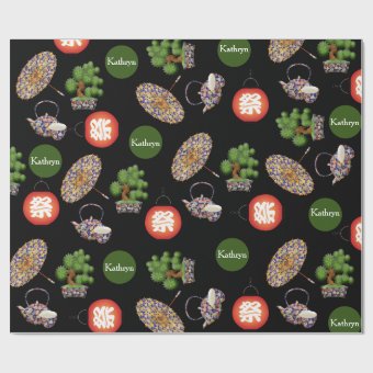 Personalized Japanese Wrapping Paper | Zazzle