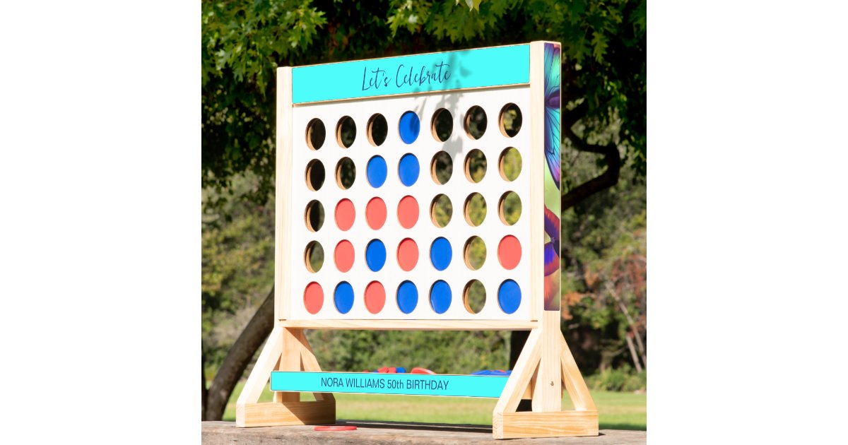 Personalized Jumbo Fast Four | Zazzle