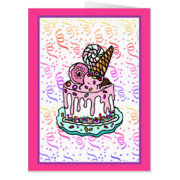 Personalized Jumbo Sized Happy Birthday Card | Zazzle