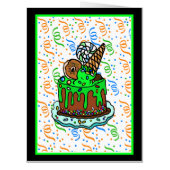 Personalized Jumbo Sized Happy Birthday Card | Zazzle