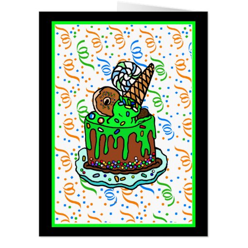 Personalized Jumbo Sized Happy Birthday Card | Zazzle