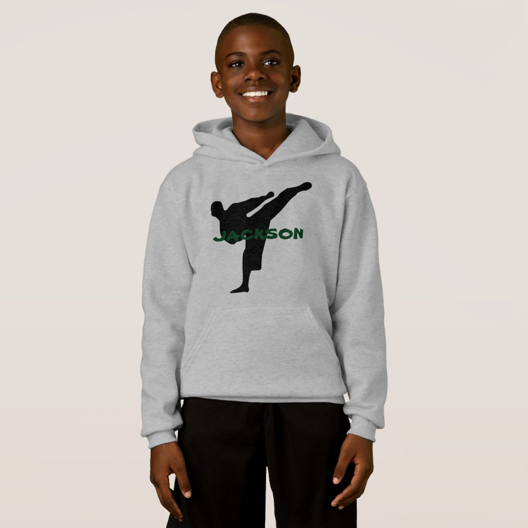 Personalized Karate Hoodie | Zazzle