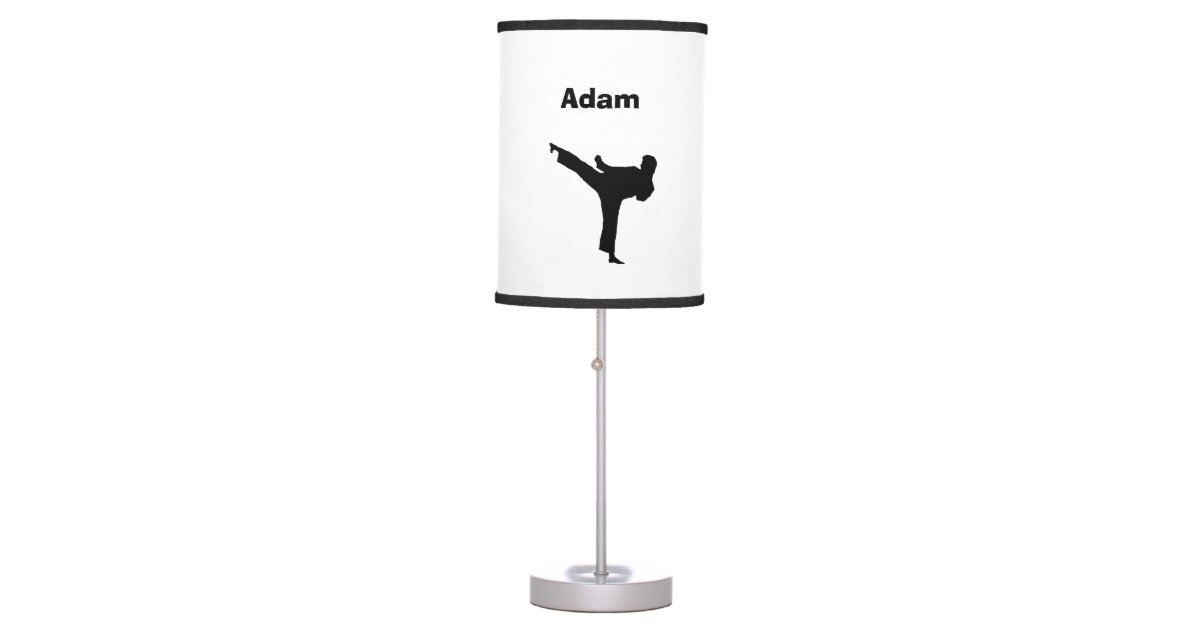 Personalized Karate Lamp | Zazzle