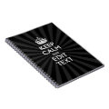 Personalized KEEP CALM and your text Creative Notebook | Zazzle