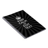 Personalized KEEP CALM and your text Creative Notebook | Zazzle