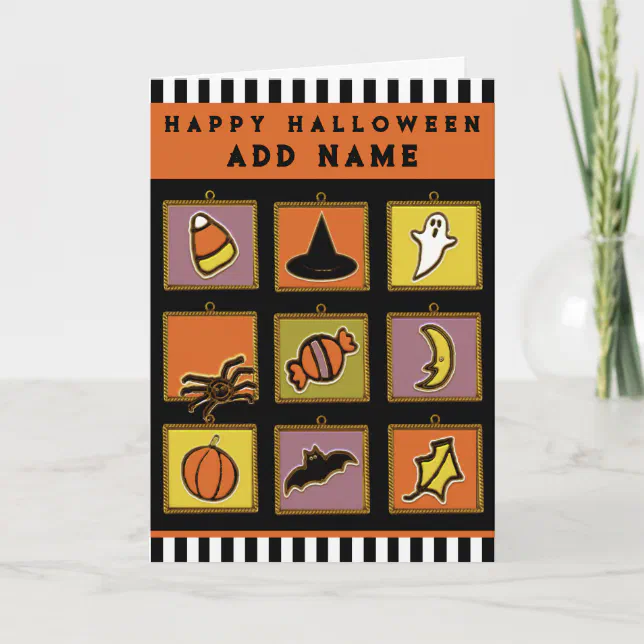 Personalized Kid's Halloween Card | Zazzle