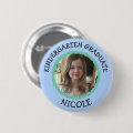 Personalized Kindergarten Graduate Photo Button | Zazzle