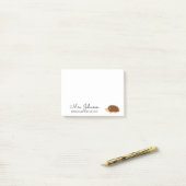 Personalized kindergarten school teacher hedgehog post-it notes | Zazzle