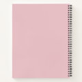 Personalized Kitchen Blush Pink Recipe Book | Zazzle