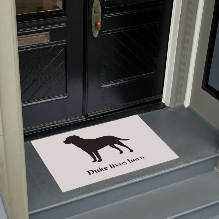 Personalized Labrador Doormat | Zazzle
