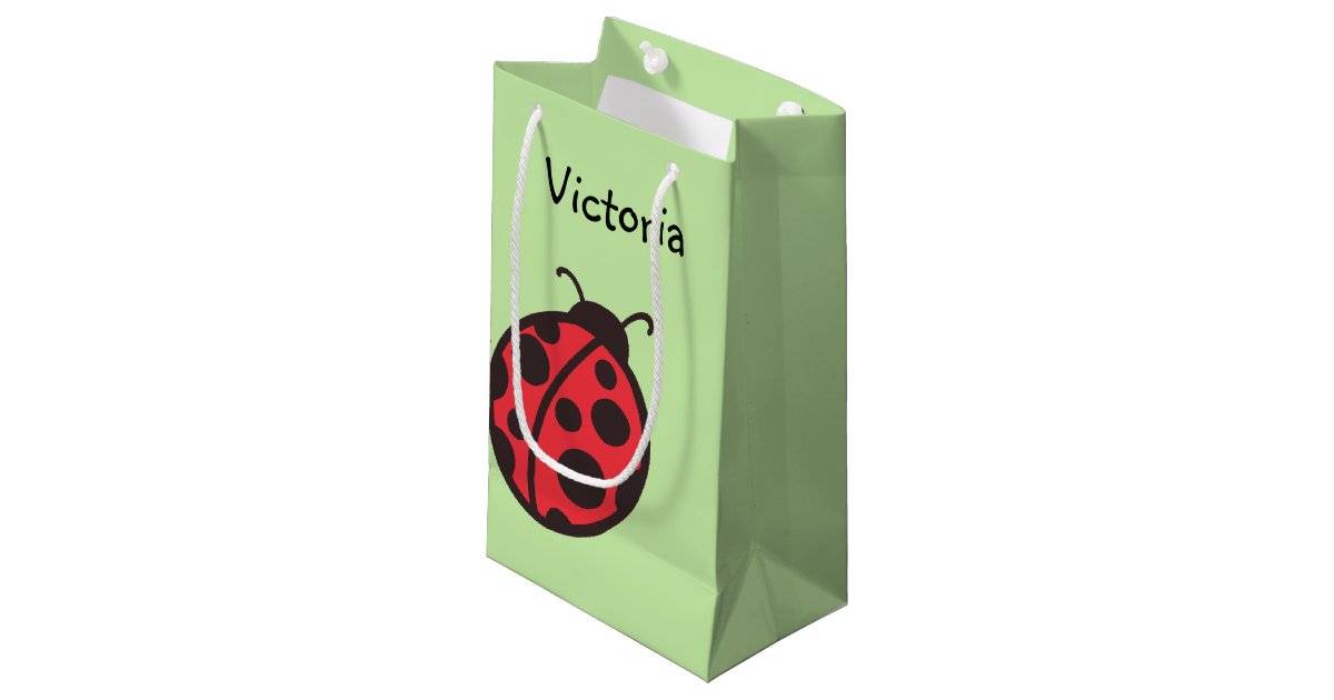 Personalized Ladybug Gift Bag | Zazzle