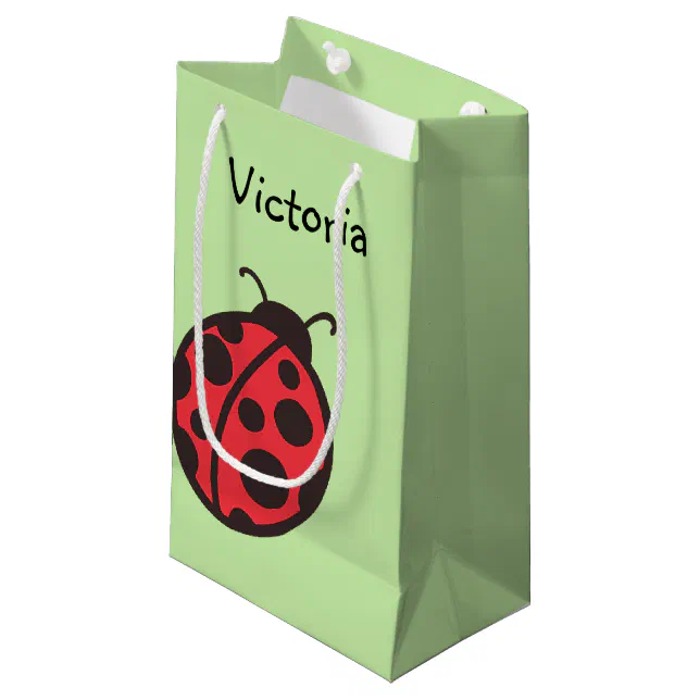 Personalized Ladybug Gift Bag | Zazzle
