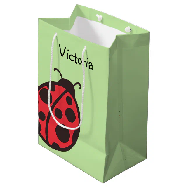 Personalized Ladybug Gift Bag | Zazzle